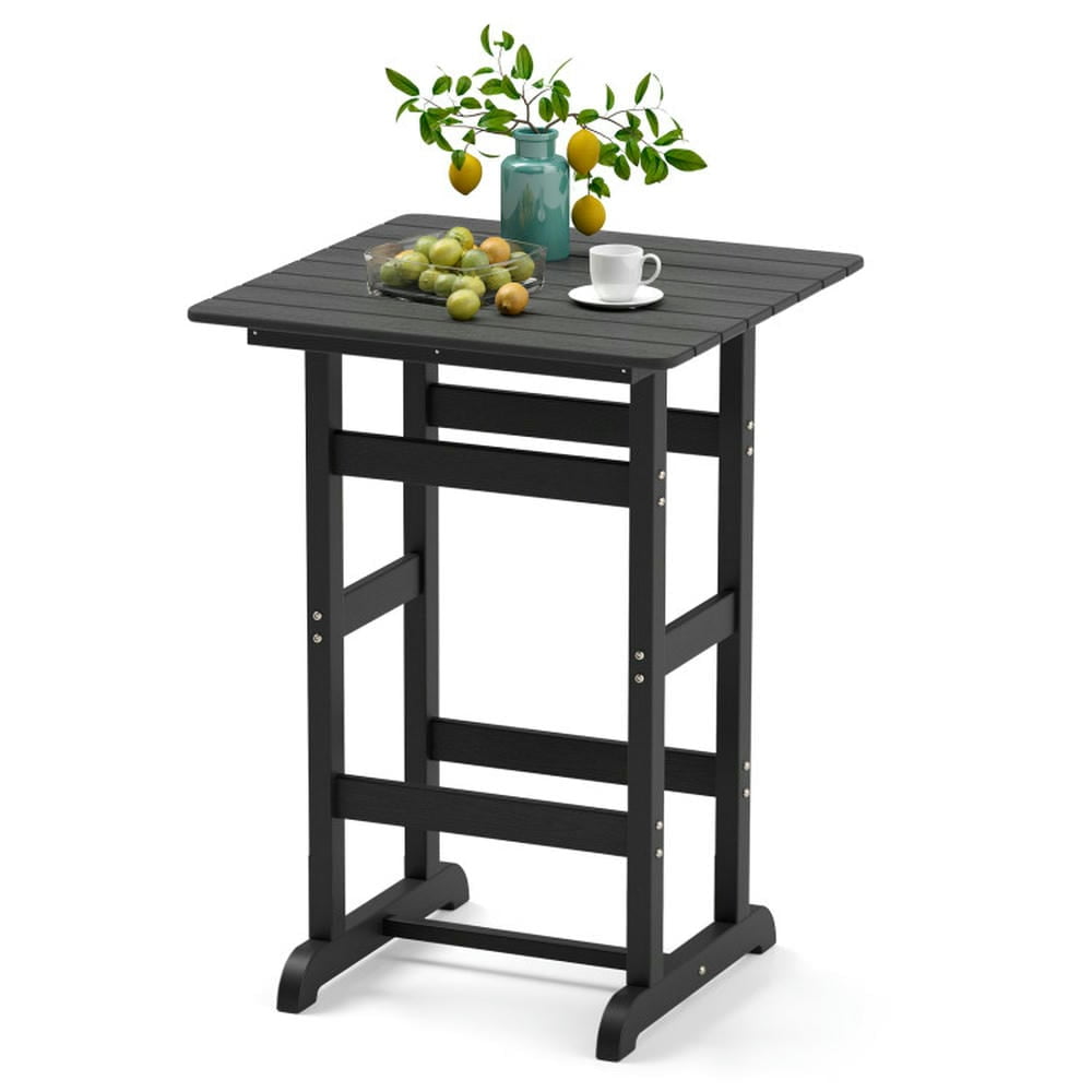GVN Outdoor Eating Tables,Patio Table,30 Inch Square Bar Table Dining ...