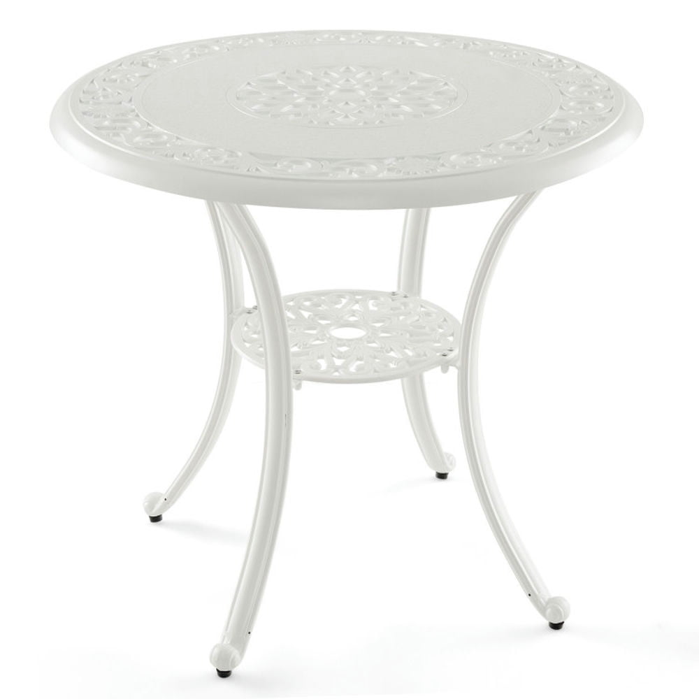 GVN Outdoor Eating Tables,Patio Table,31.5 Inch Round Patio Dining ...