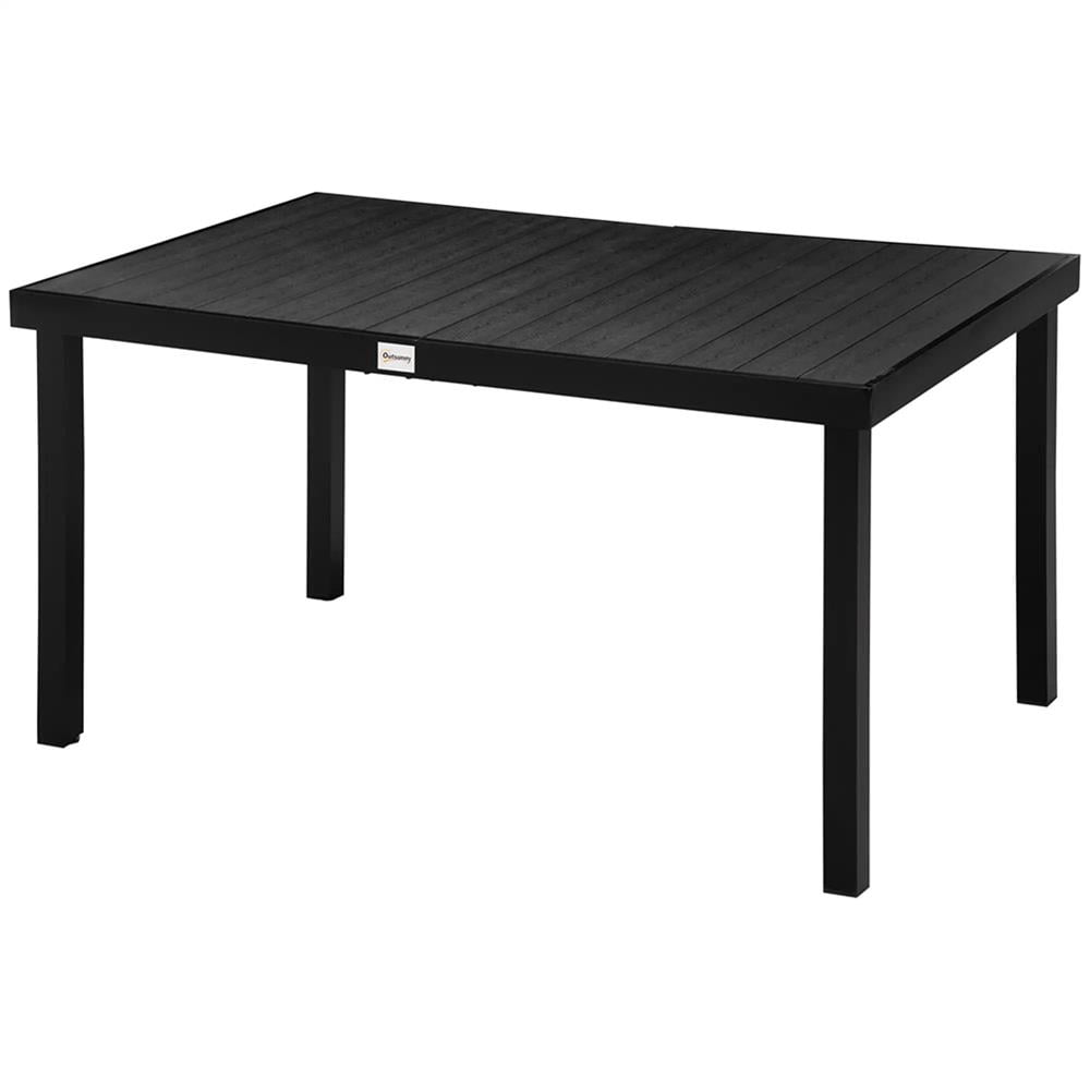 GVN Outdoor Eating Tables,Patio Table,Outdoor Dining Table for 6 Person ...