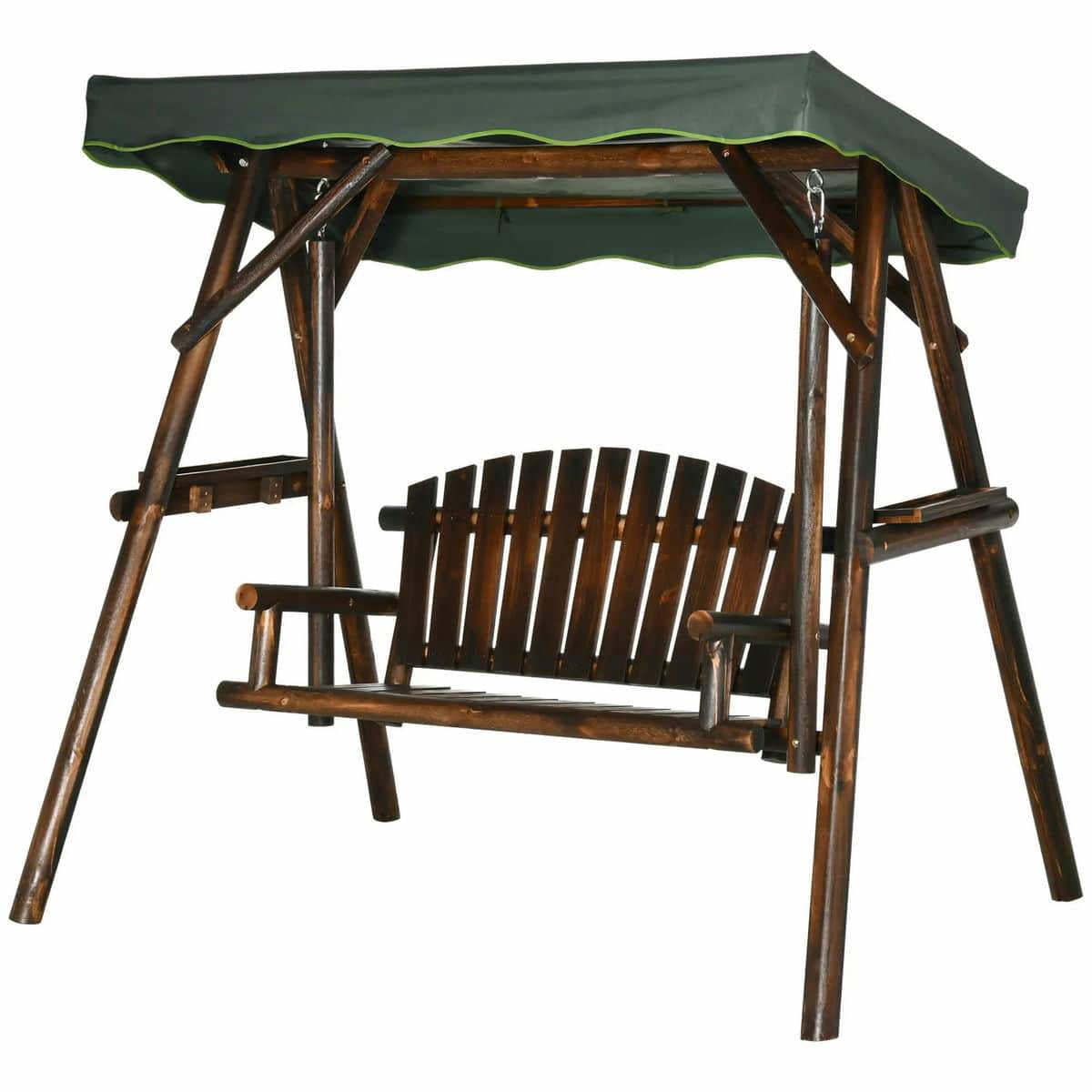 GVN Outdoor Porch Swings,Hanging Porch Swings,2-Person Patio Swing ...