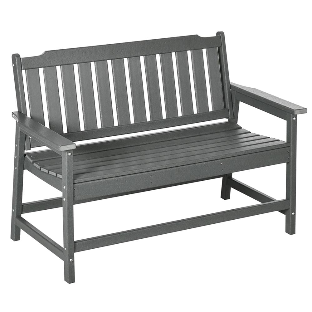 GVN Patio Bench Weatherproof Outdoor Bench,Outdoor Bench, 2-Person Park ...