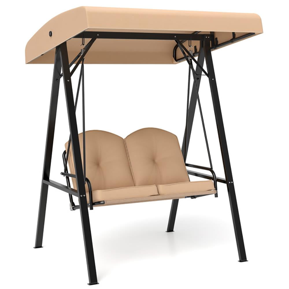 GVN Porch Swing with Stand,Outdoor Relaxation Swings,2-Person Outdoor ...