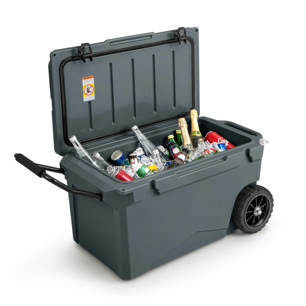 GVN Refrigerator Freezer, Fridge,75 Quart Portable Cooler Rotomolded ...