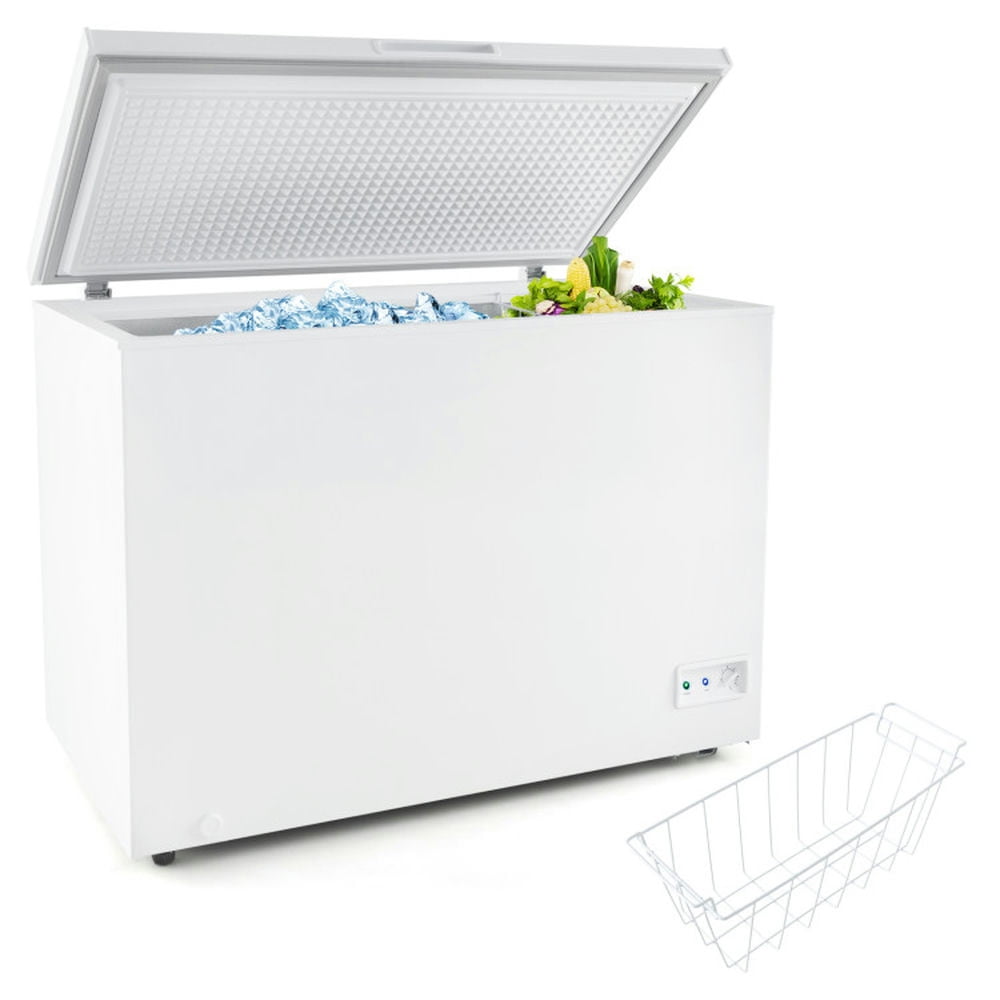 GVN Refrigerator Freezer, Fridge,Compact Deep Freezer with 7-Level ...