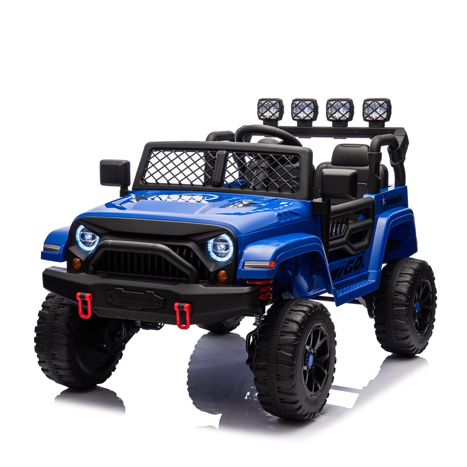 GVN Blue,24V 2 Seater 4WD motors, with 2.4G Remote Control,Metal ...