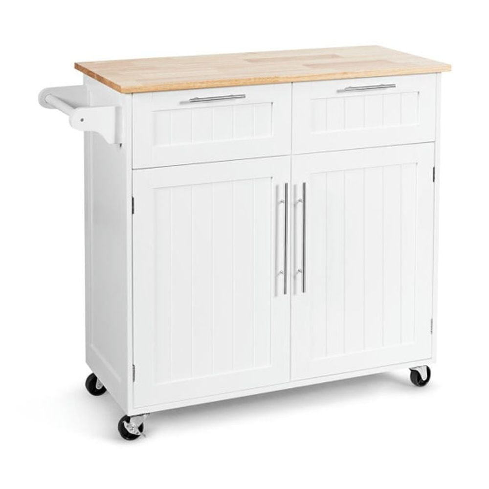 GVN Rolling Kitchen Table, Kitchen Island,Heavy Duty Rolling Kitchen ...