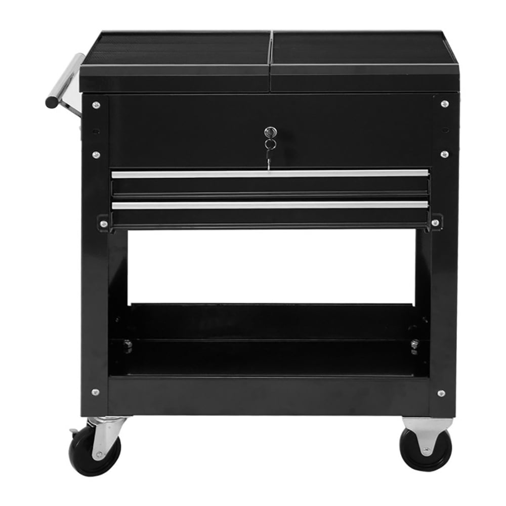 GVN Rolling Mechanics Tool Cart Slide Top Utility Storage Cabinet ...