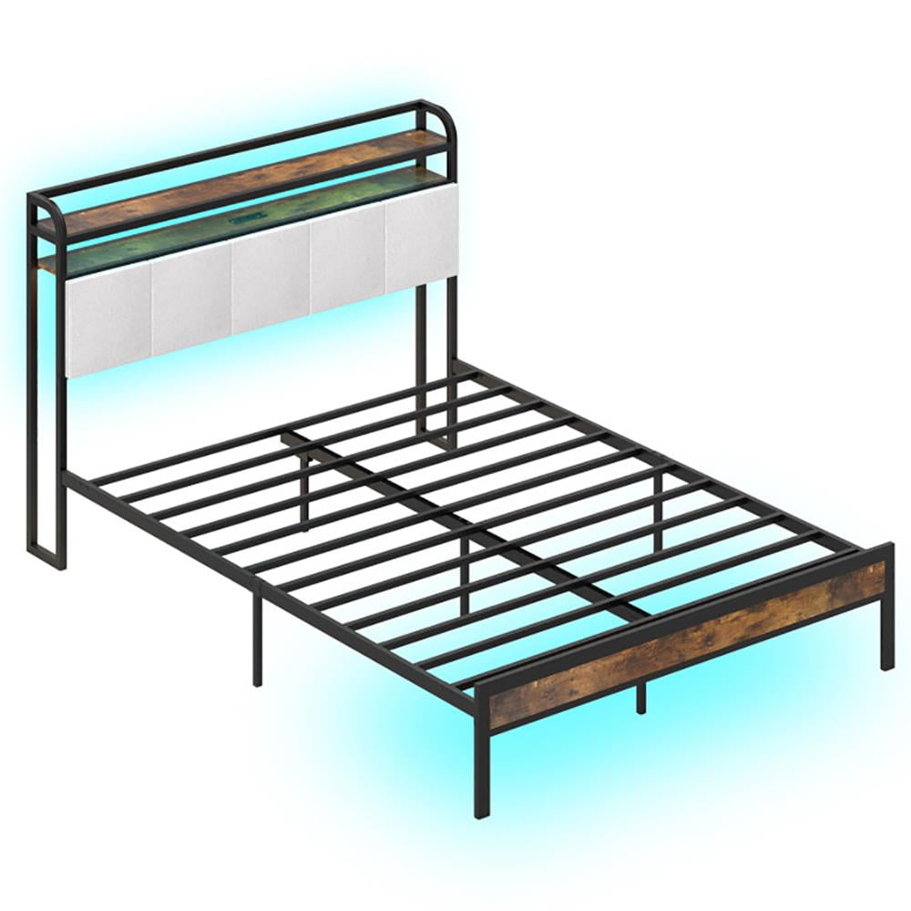 GVN Sturdy Bed Frame, Bedroom Platform Bed Frame,Twin/Full/Queen/King ...