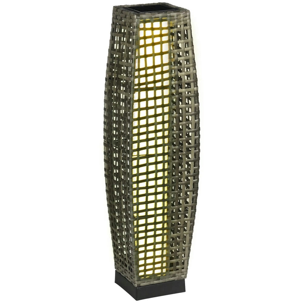 GVN Tall Floor Lamp, Modern Floor Standing Lamp,Outdoor Garden Lantern ...