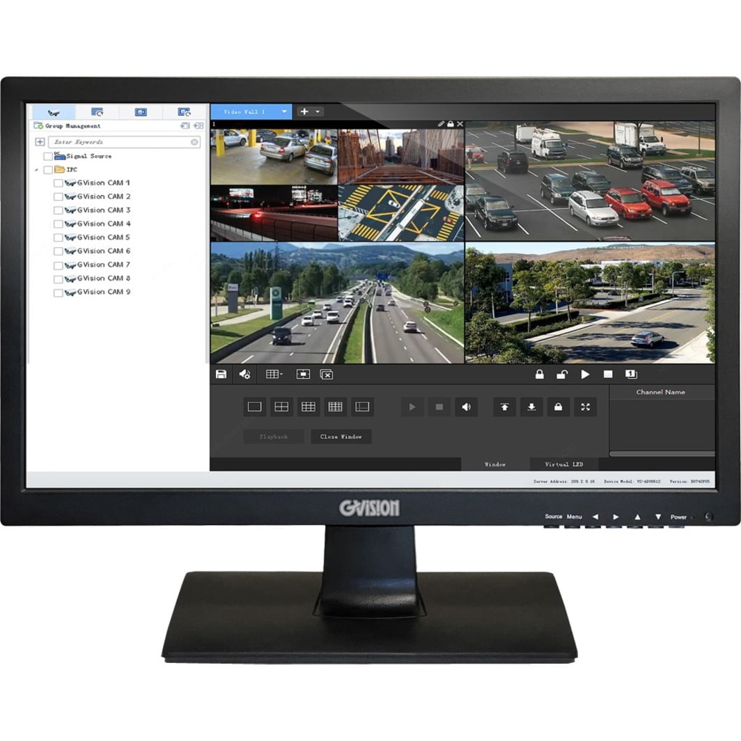 GVision C19BD-A6-4000 19" Class WXGA LCD Monitor, Black - Walmart.com