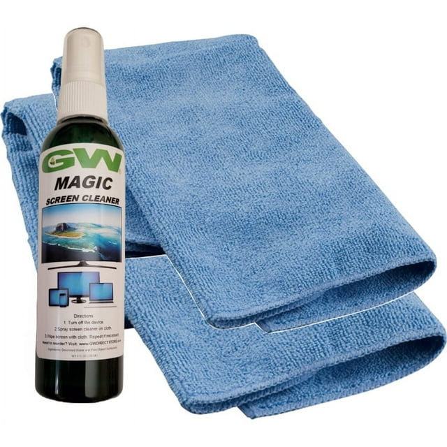 GW Deluxe Magic Screen Cleaner Kit for Electronic Devices with 2 ...