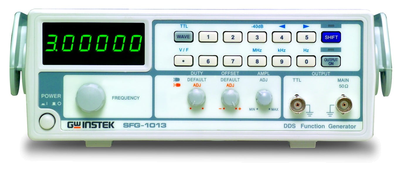GW Instek DDS Function Generator with Voltage and 6 Digit LED Display, 0.1Hz to 3MHz Frequency ...