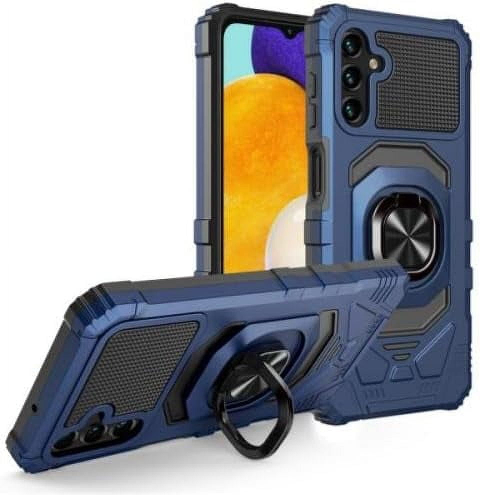 Samsung Galaxy A15 5G Case, GW Metal Ring Kickstand, Tempered Glass ...