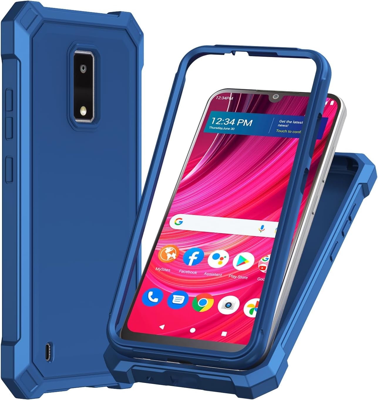 GW USA BLU View 4 Military Grade Case, Shockproof, Wireless Charging ...