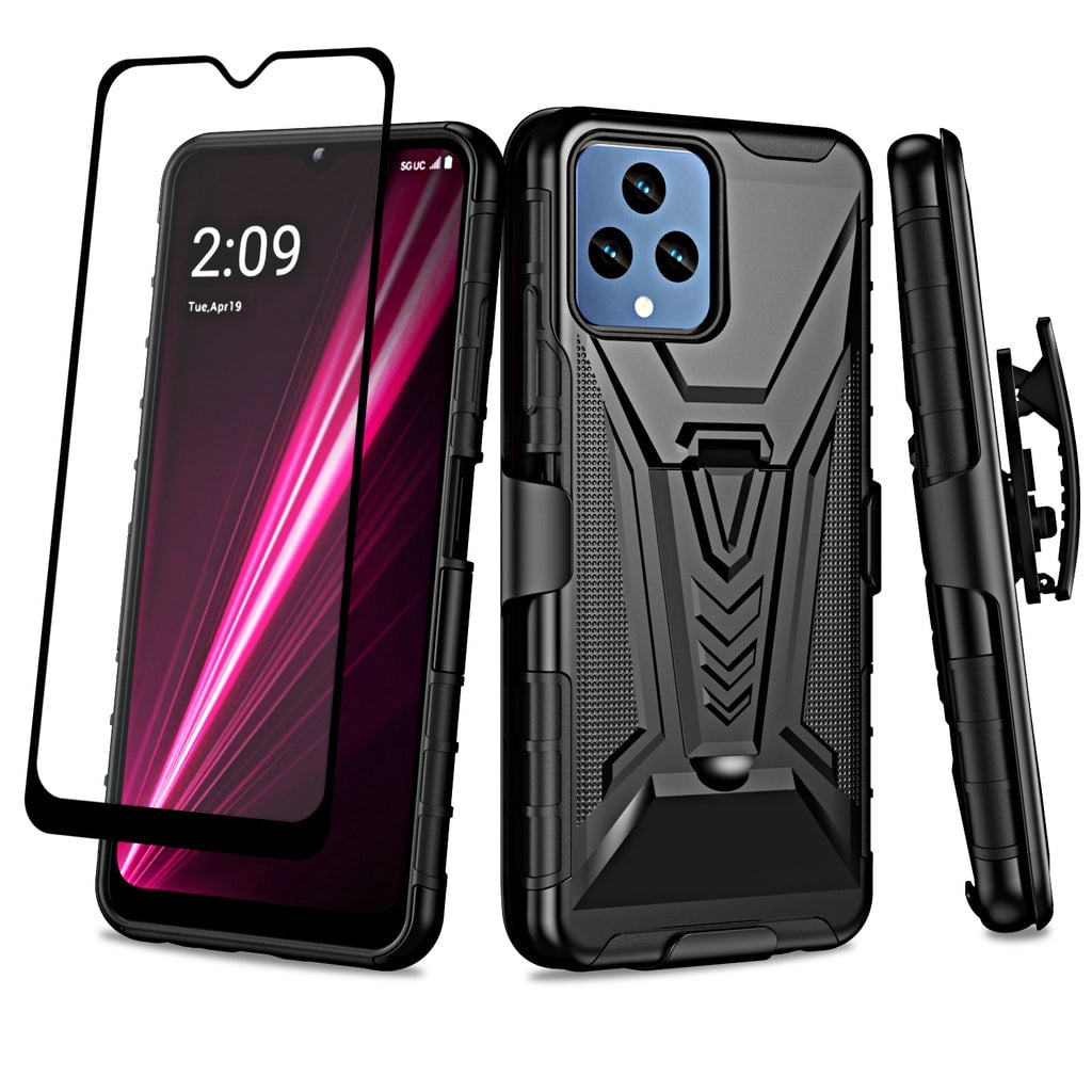 GW USA Case for T Mobile Revvl 6x 5G/Revvl 6 5G Case with Tempered ...