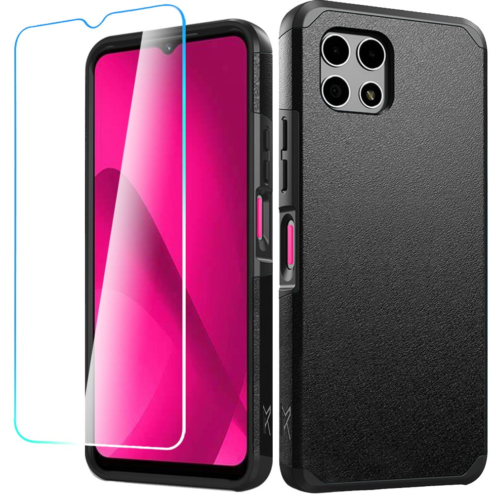 GW USA Compatible for T-Mobile Revvl 7 5G Case, with Tempered Glass ...