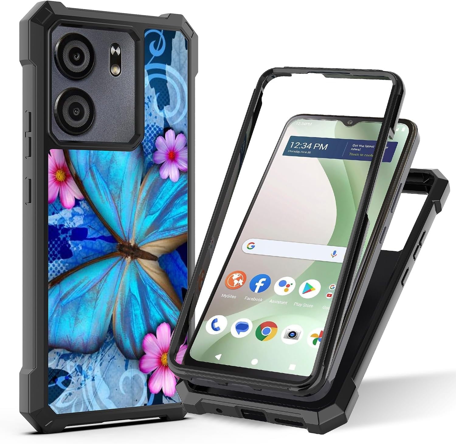 GW USA for T Mobile Revvl 7 Pro 5G Case with Tempered Glass Screen ...