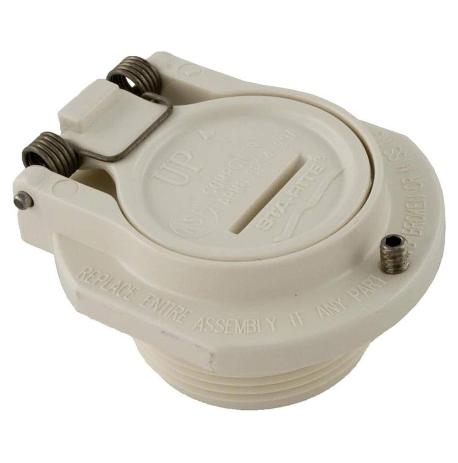GW9530 Vac Port Snap-Lock Wall Fitting Replacement Pool and Spa Cleaner ...