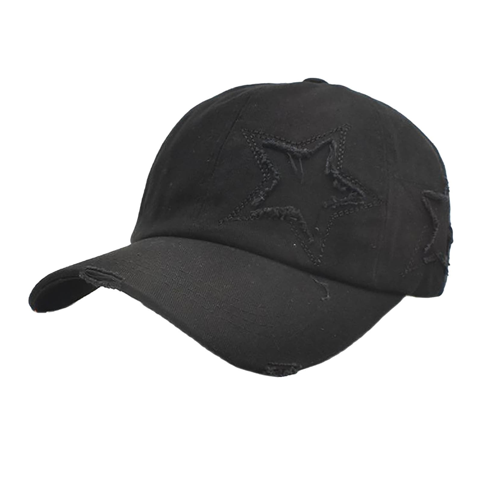 GWAABD Baseball Cap for Women Ripped Baseball Cap Washed To Make Old ...