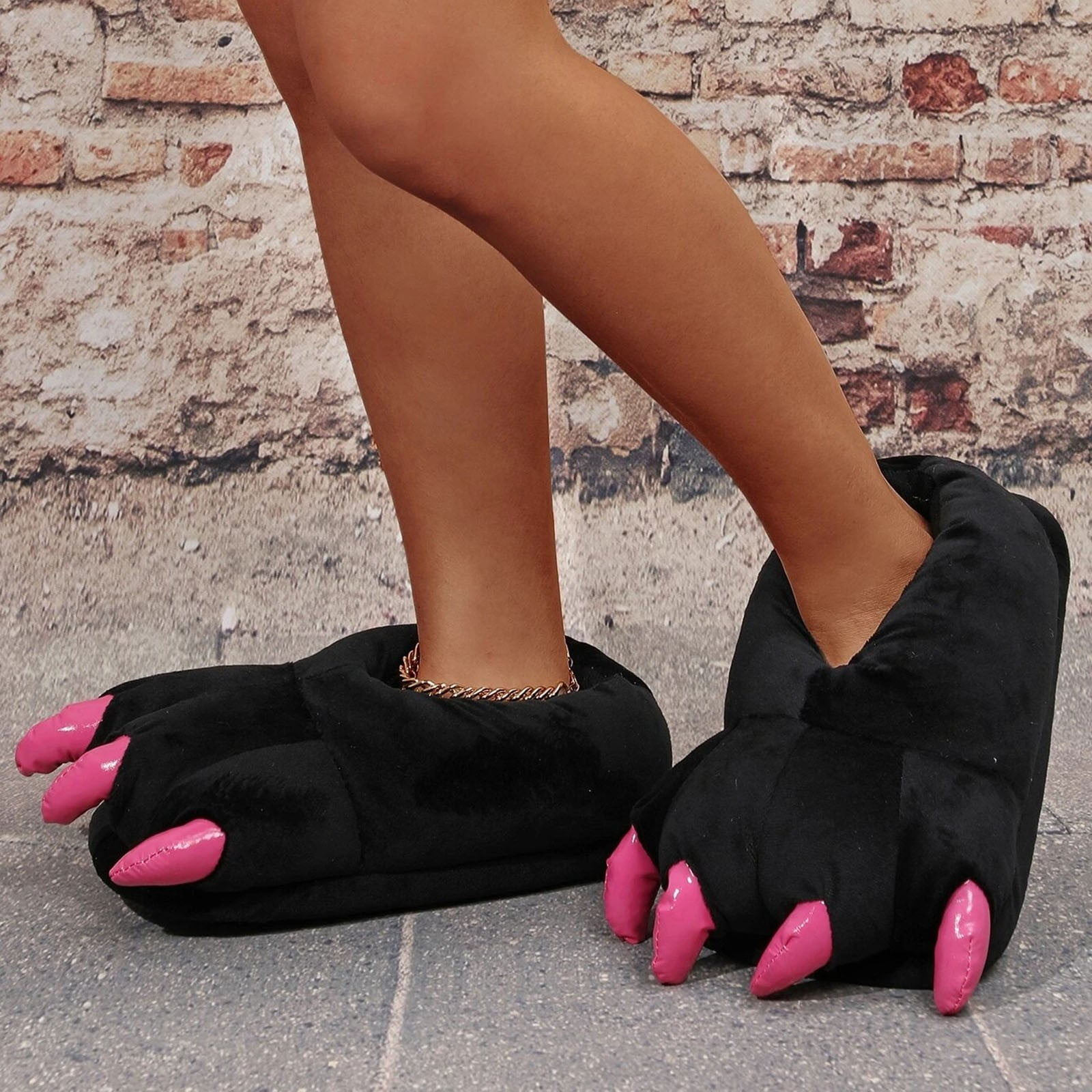 GWAABD Comfortable Slippers Women and Men Cute Family Slippers Warm ...