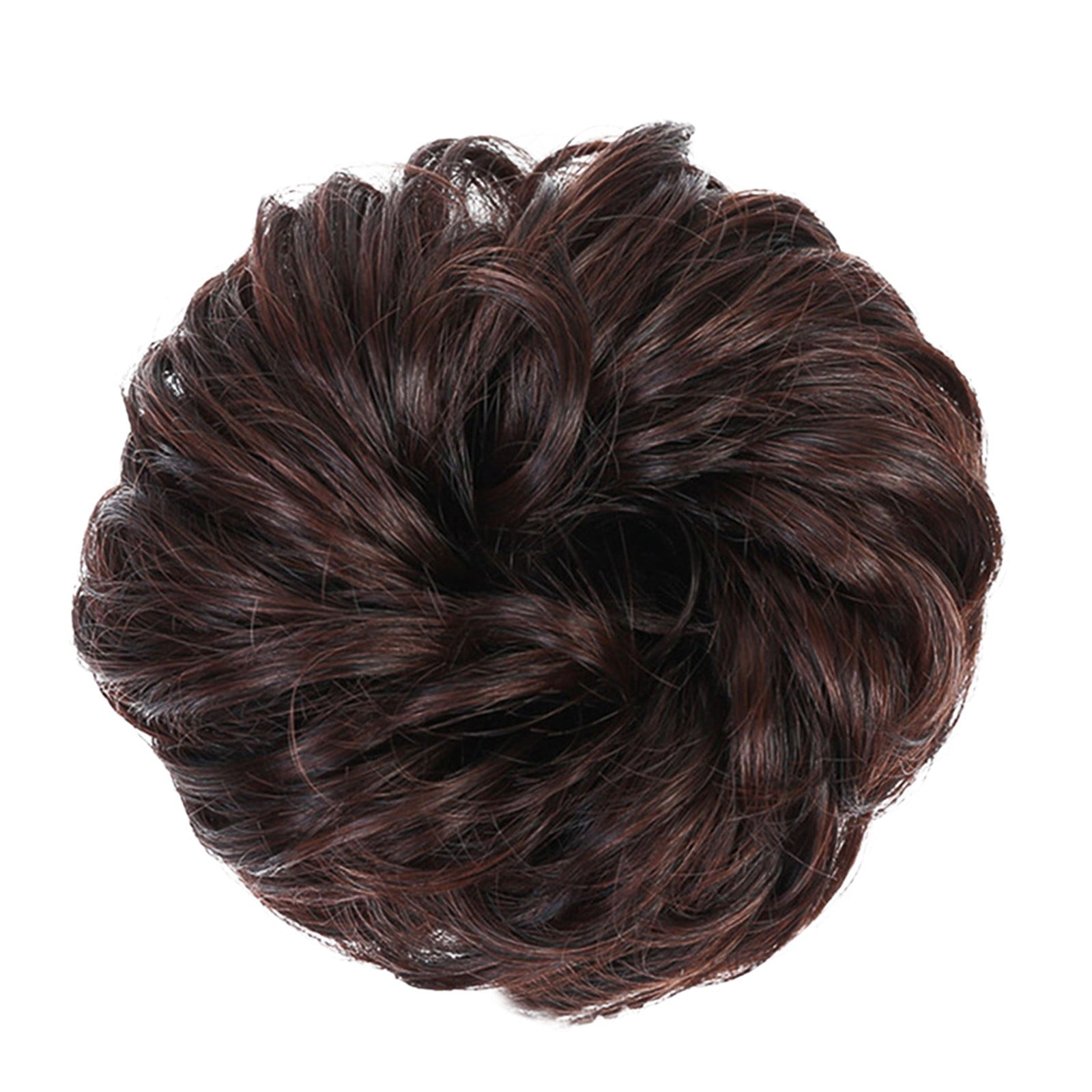 GWAABD Highlighted Wig Curly Bun Extension Messy Bun Hair Piece ...