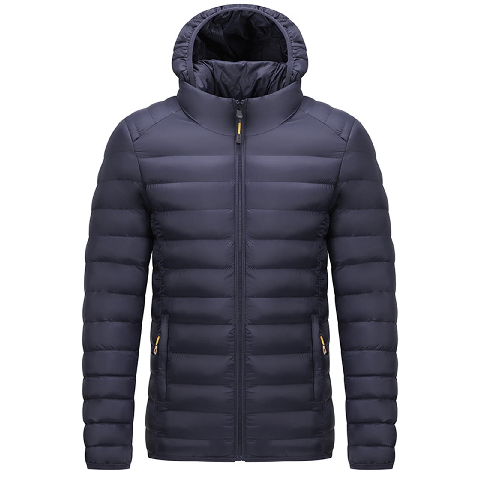GWAABD Men Winter Coats Plus Size Quilted Puffer Jacket Zip Up ...