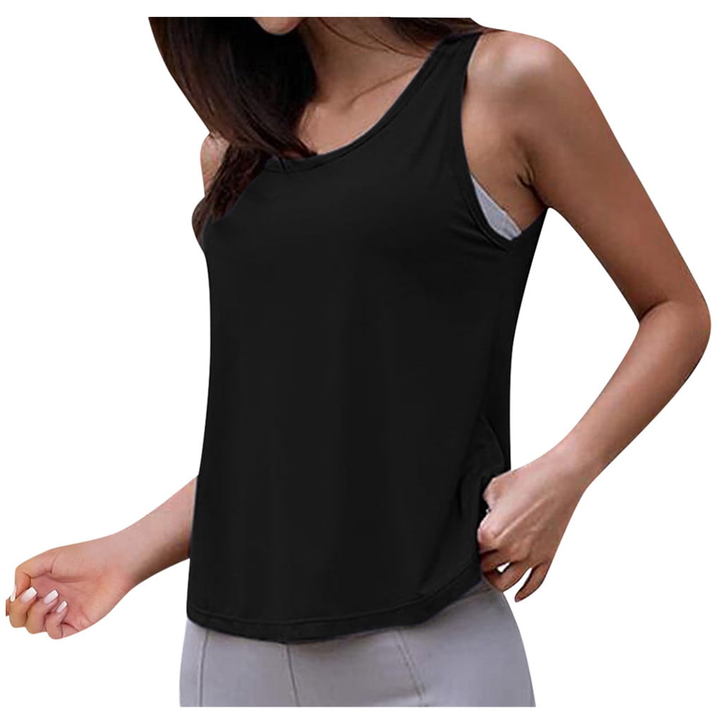 GWAABD Razor Back Tank Tops Women Workout Tops Tank Yoga Shirts Gym ...