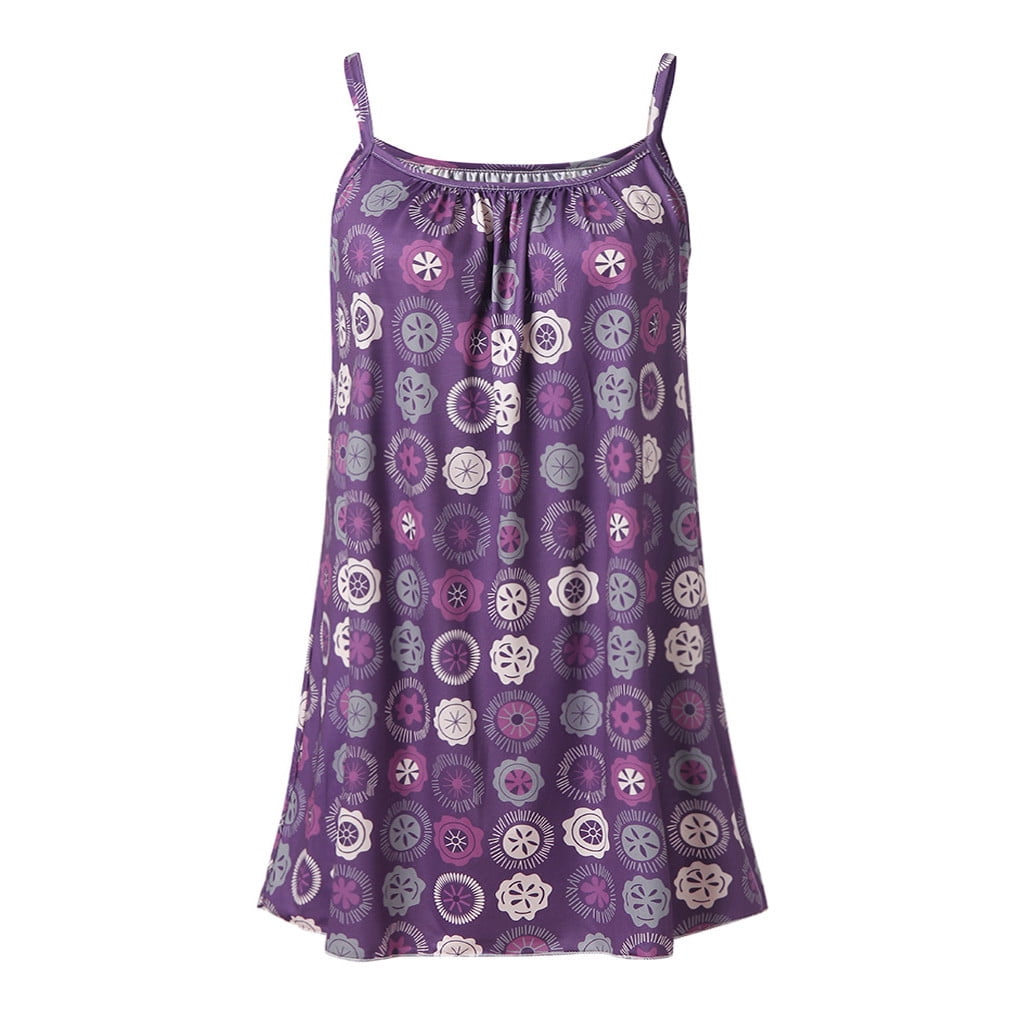 GWAABD Spaghetti Strap Hierarchy Tank Top Vest Camis Tops Blouse Women ...