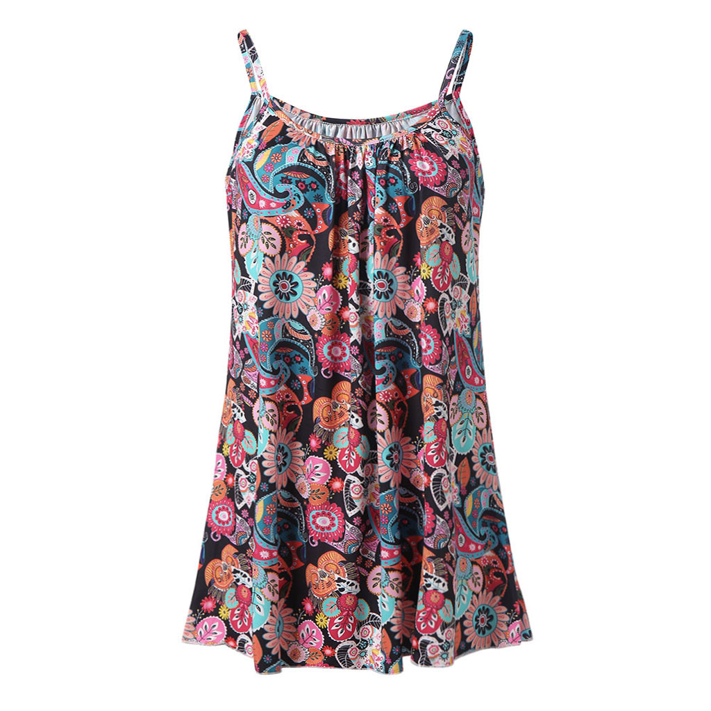 GWAABD Spaghetti Strips Top Vest Camis Tops Blouse Women Sleeveless ...