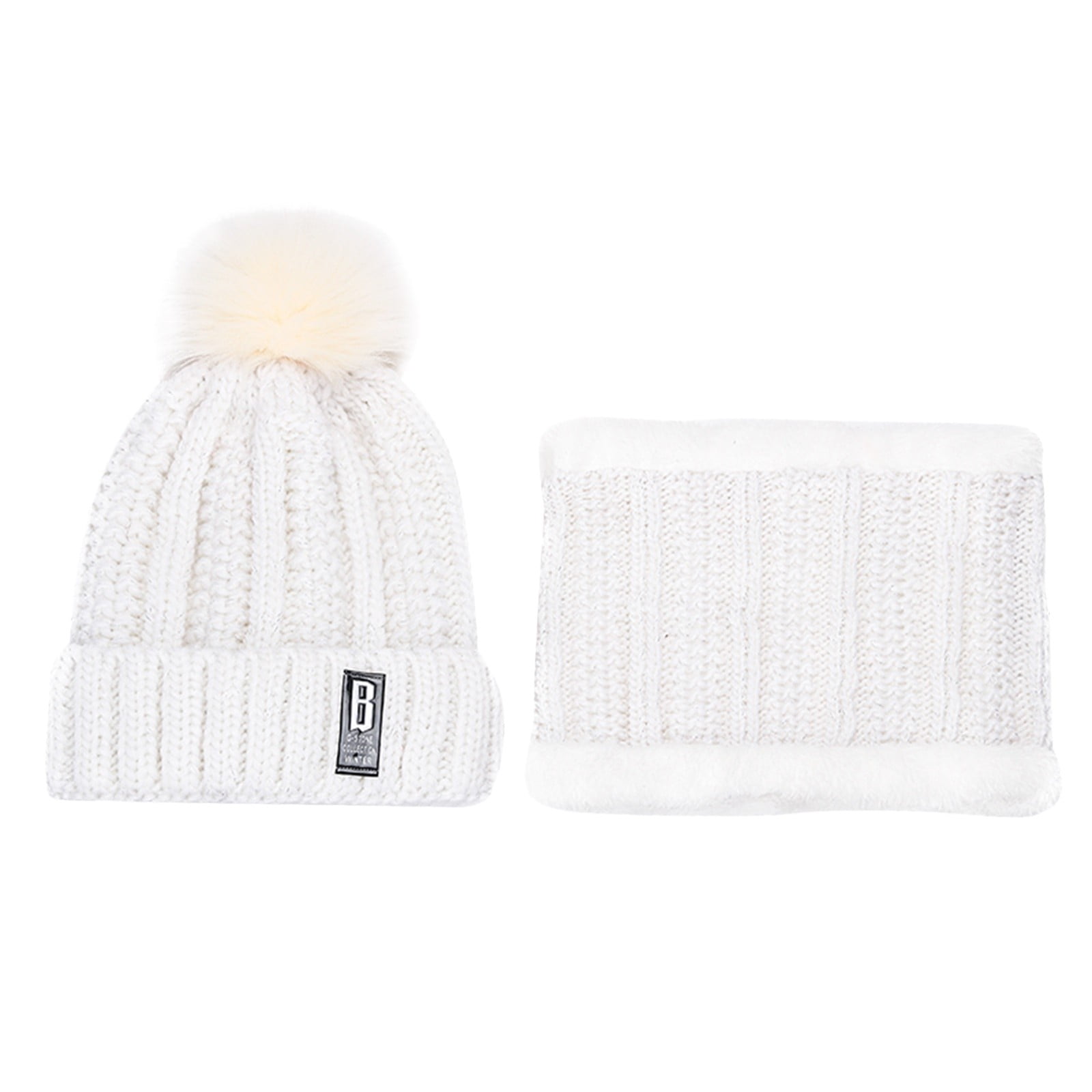 GWAABD Womens Snapback Hat Ball Velvet Ladies Two-Piece Cute Hat ...