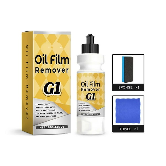 Q4 Glass Cleaner Guard, Glass Oil Film Remover for Automotive ...