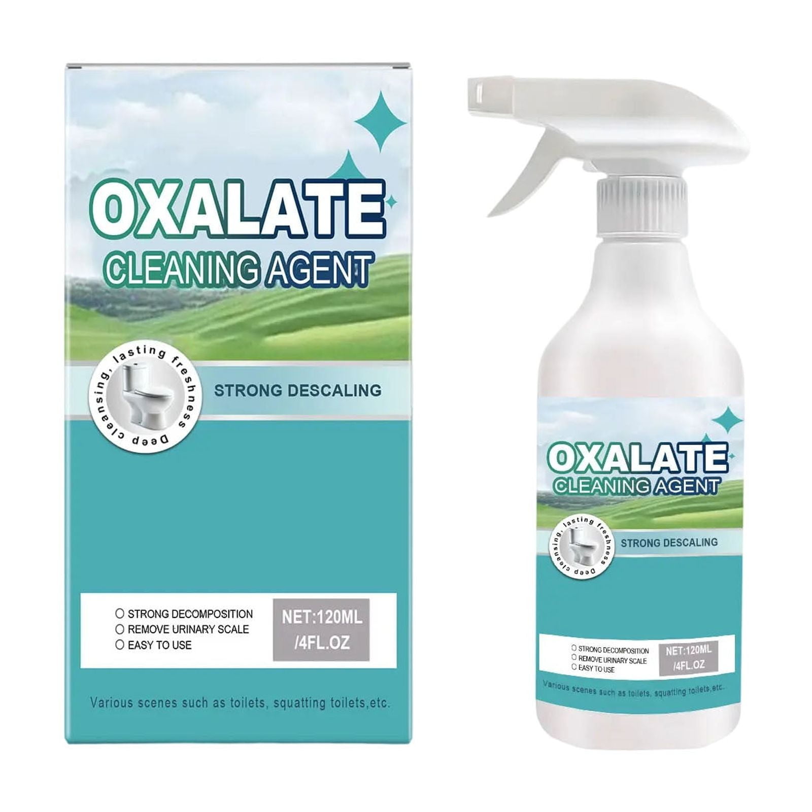 GWAAMB Oxalic Acid Cleaner, High Concentration Oxalic Acid Toilet All ...