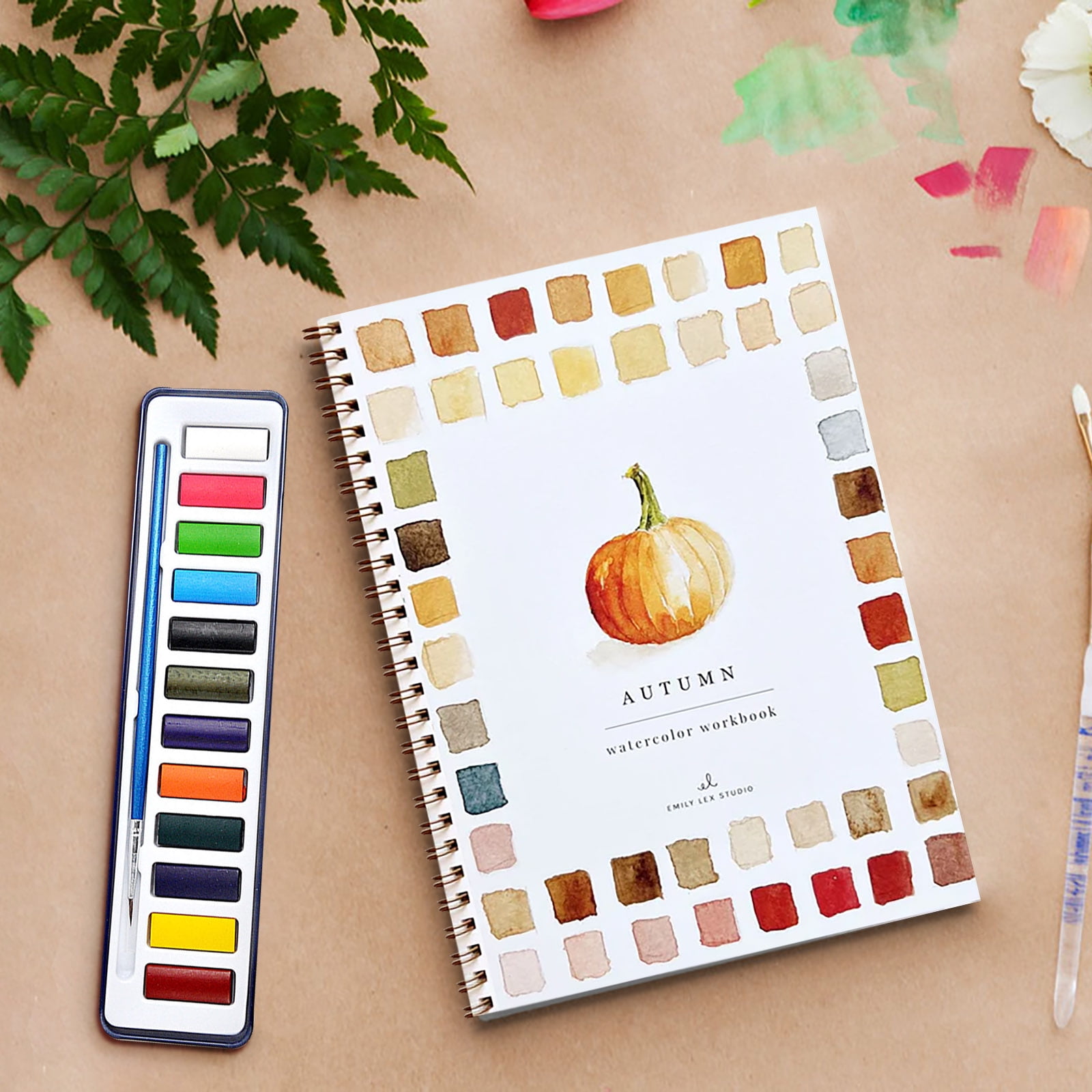 GWAAMB Watercolor Workbooks, Beginner-Friendly Birds Watercolor ...