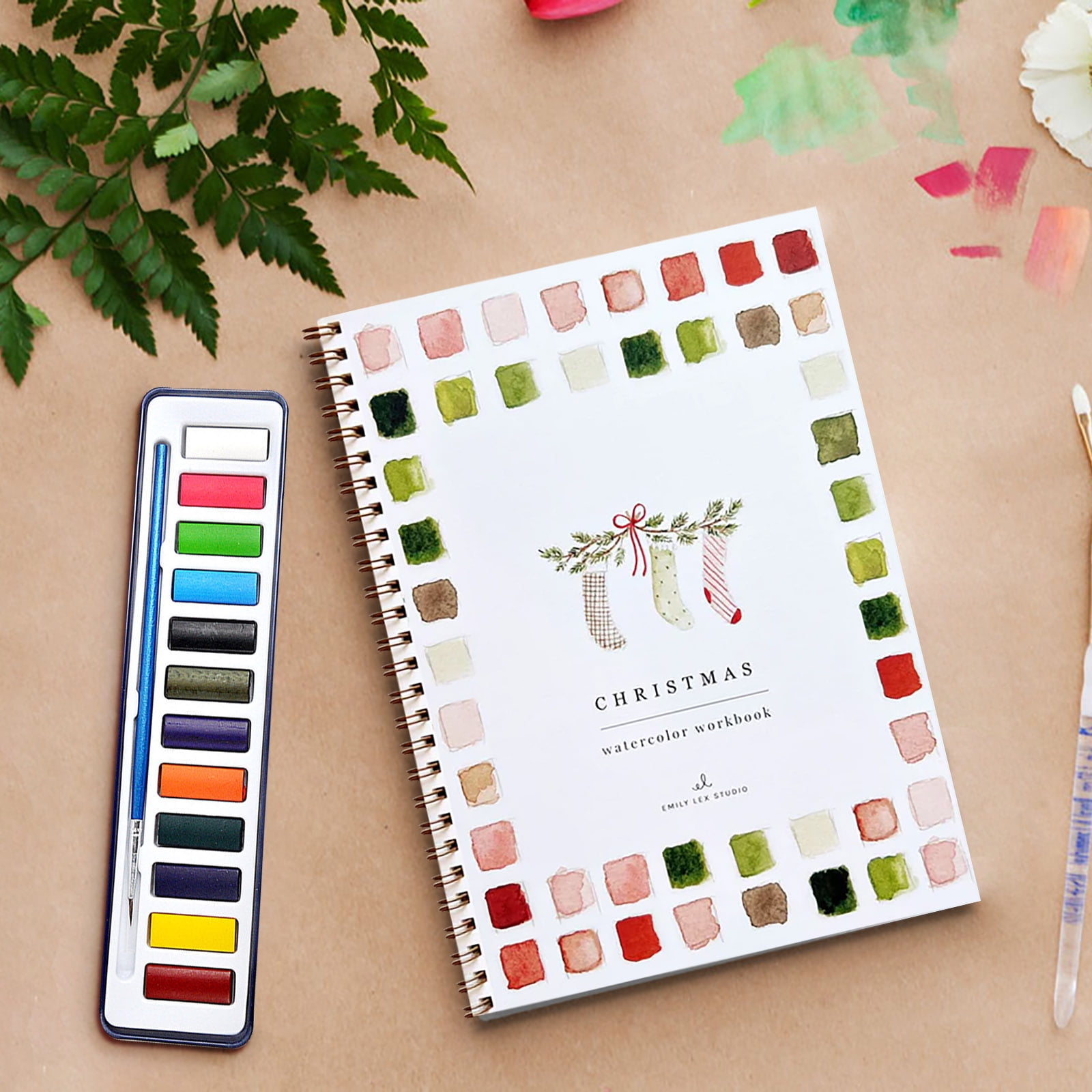 GWAAMB Watercolor Workbooks, Beginner-Friendly Birds Watercolor ...