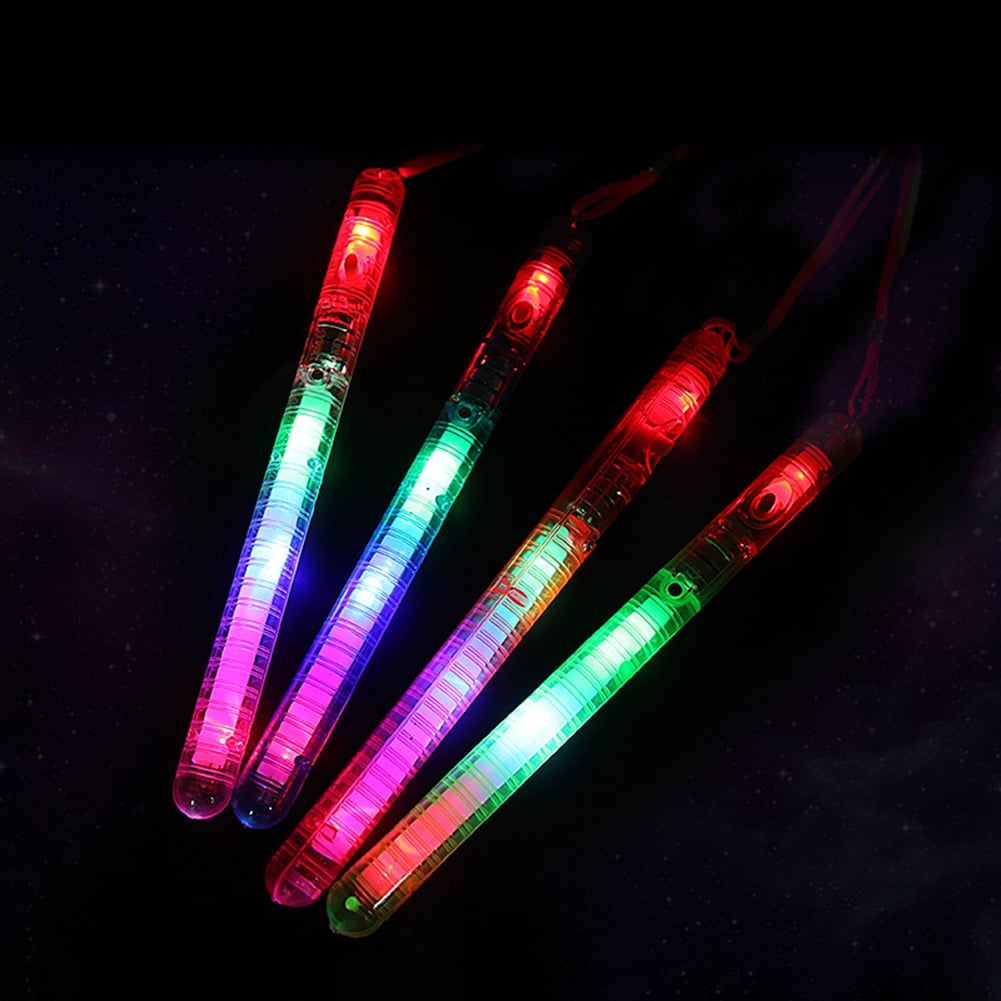 GWONG Electronic Colorful Fluorescent LED Flash Glow Light Stick ...
