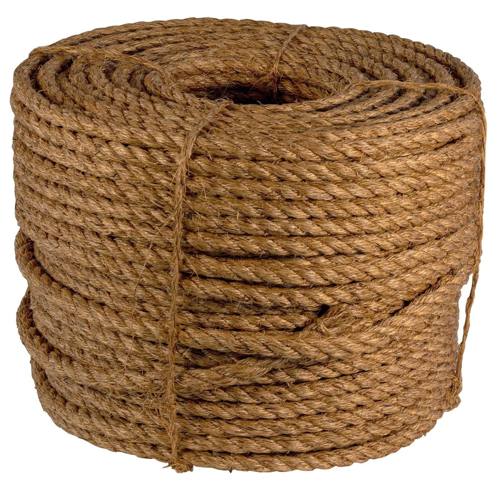 GWP 1/2" x 600' 3 Strand Manila Rope (2,300 lbs. Tensile Strength ...