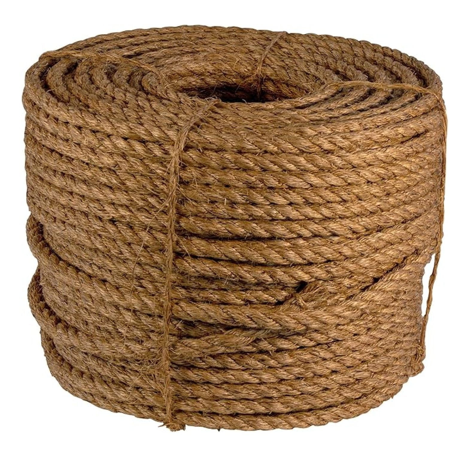 GWP 1/4" x 1200' 3 Strand Manila Rope (540 lbs. Tensile Strength ...