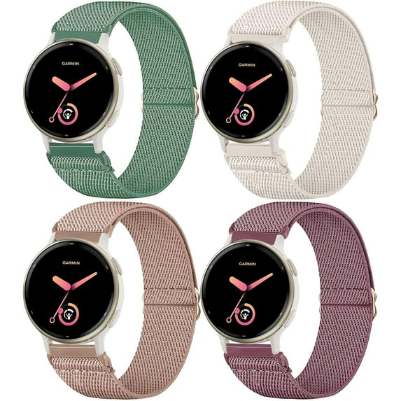 GWYYCG-4 Pack Stretchy Watch Bands Compatible with Garmin Vivoactive 6 ...