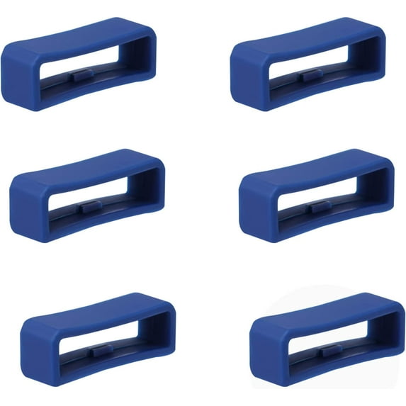 GWYYCG-6pcs Watch Strap Holder Loop, Silicone Watch Band Keeper ...