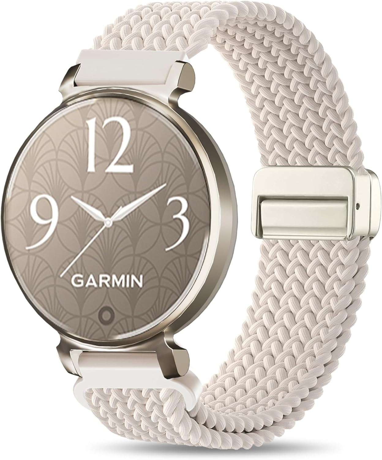 GWYYCG-Braid Nylon Bands Compatible with Garmin Lily 2, Magnetic 14mm ...