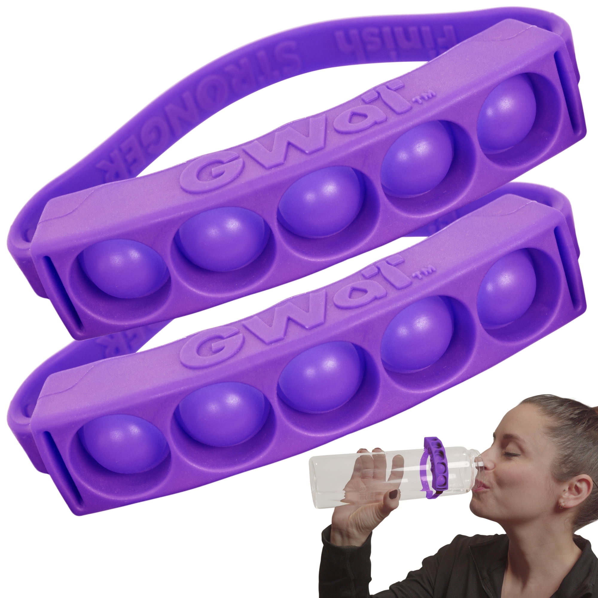 GWaT Hydration Tracker for Water Bottles, 2-Pack – Helps You Drink More ...