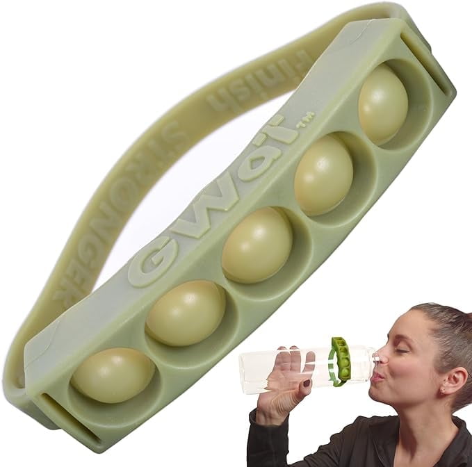 GWaT Water Tracker Band for Bottles – Army Green – Hydration Reminder ...