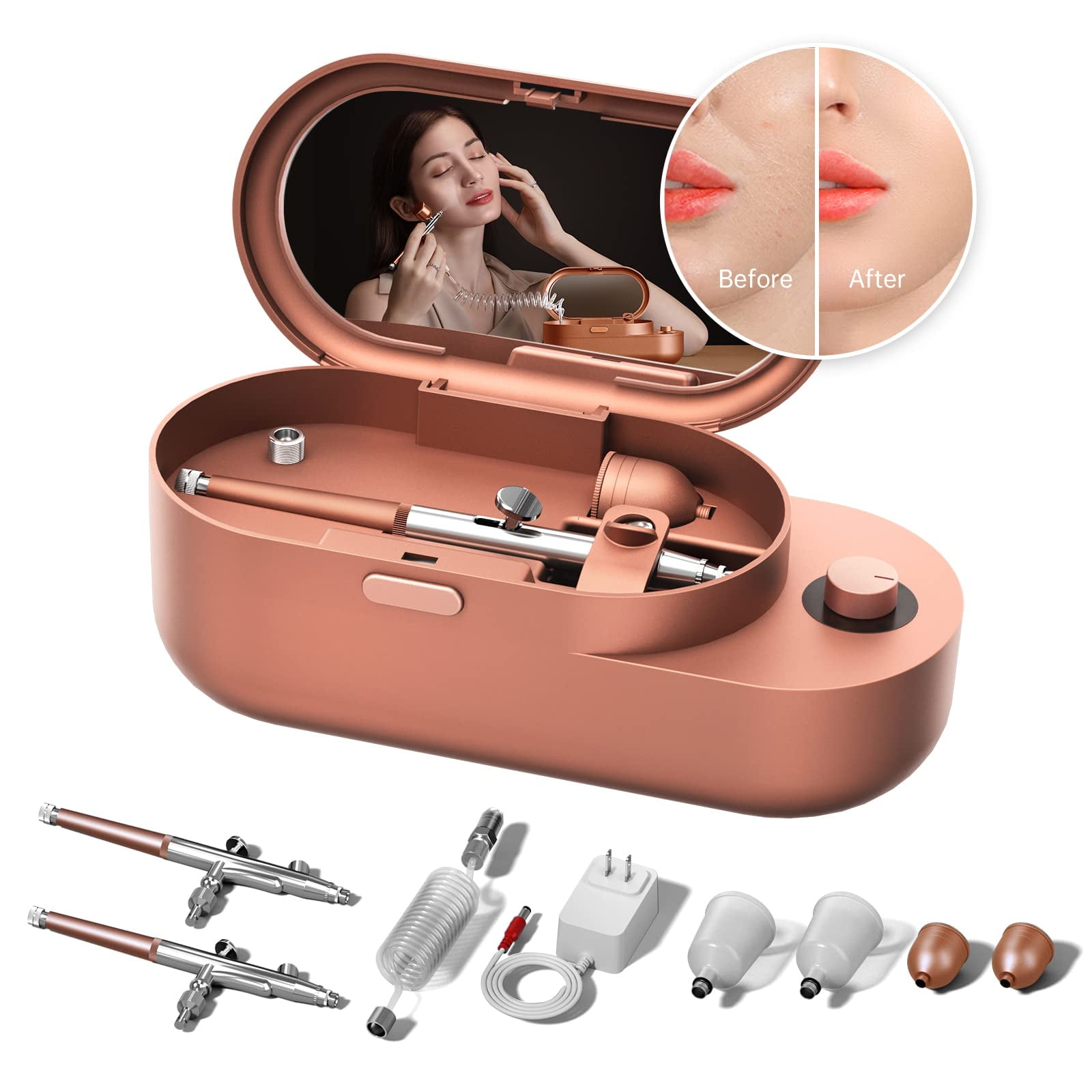GX Makeup Airbrush, Professional Makeup Artist Kit,Built-in Chip and ...