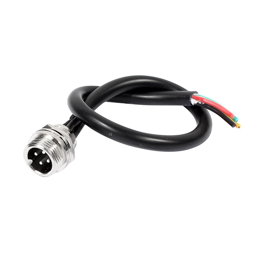 GX12 20cm Type 4 Pin Male Aviation Connector Electrical Cable - Walmart.com