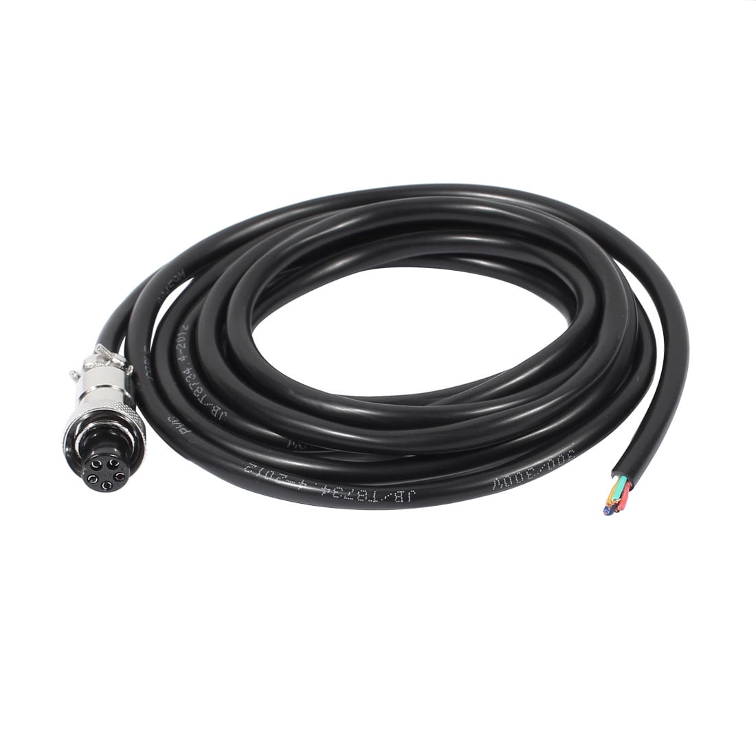 GX12 2M Type 5 Pin Female Aviation Socket Connector Electrical Cable ...