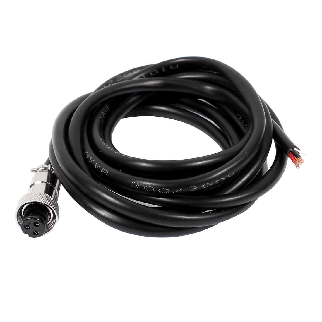 GX12 2m Type 3 Pin Female Aviation Socket Connector Electrical Cable ...