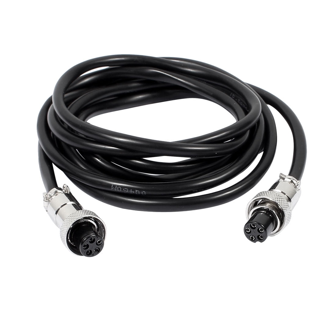 GX12 5 Pins Double Female Head Aviation Socket Connector Electrical ...