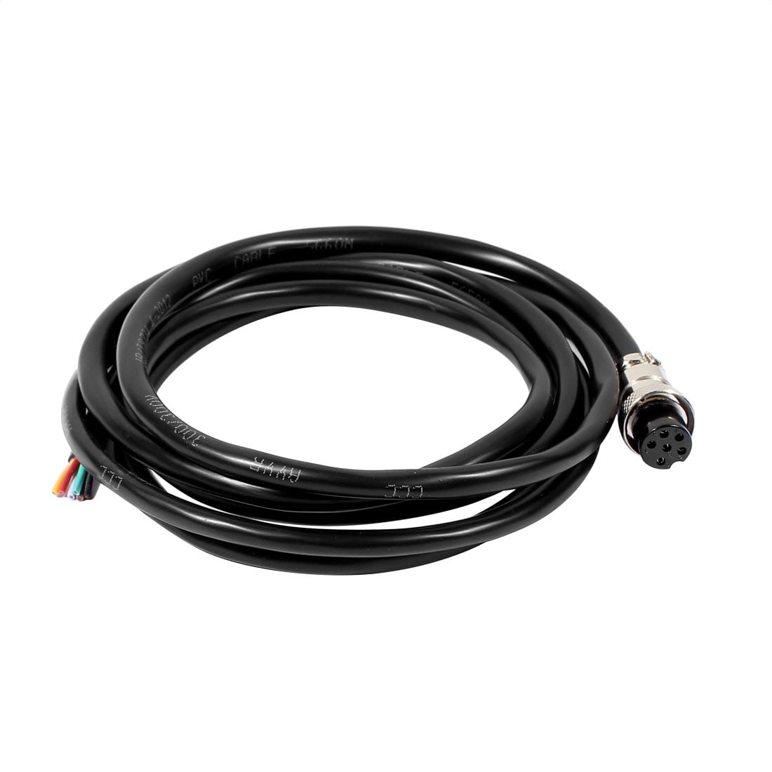 GX16 2M Type 6 Pin Female Aviation Socket Connector Electrical Cable ...