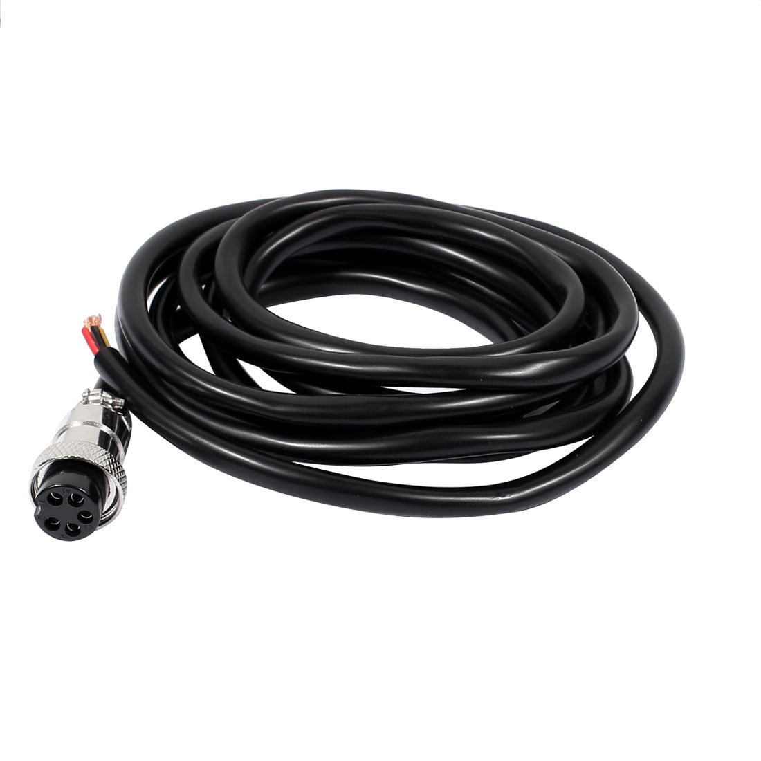 GX16 2m Type 5 Pin Female Aviation Socket Connector Electrical Cable ...