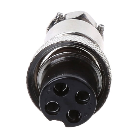 GX16 3/4/8 Pin Female Circular Butting Aviation Socket Plug Wire Panel ...